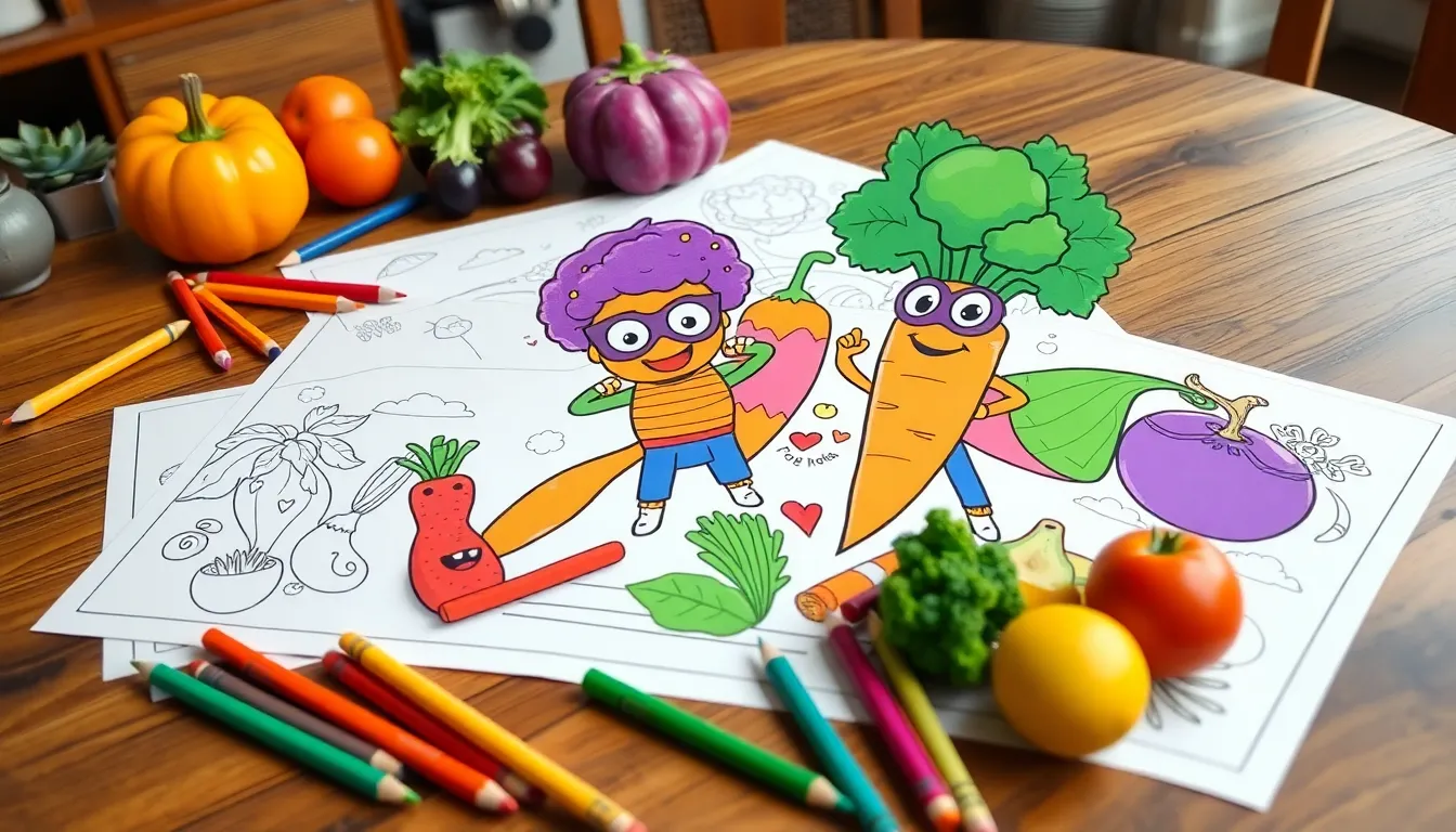 Nutrition Coloring Pages: Fun Ways for Kids to Learn About Healthy ...